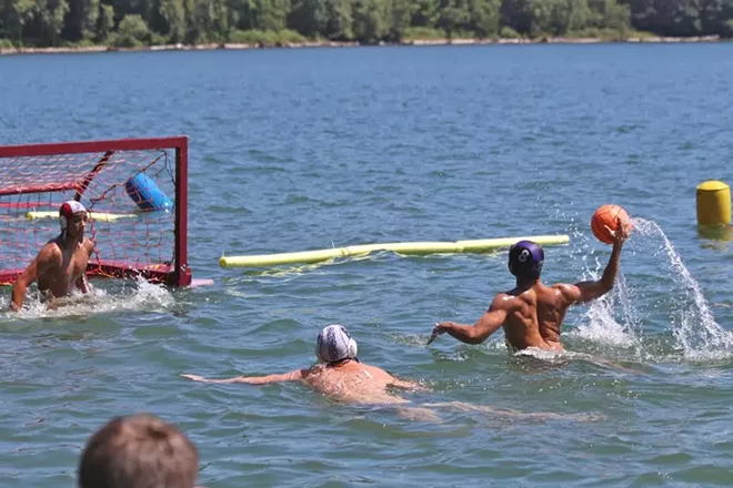 The Warriors' water polo team dominates at an open water tournament in ...