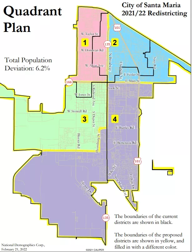 Potential Santa Maria redistricting map promotes accessibility | News ...